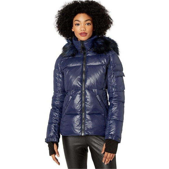 S13 | Jackets & Coats | S3 Kylie Down Puffer Jacket With Faux Fur ...